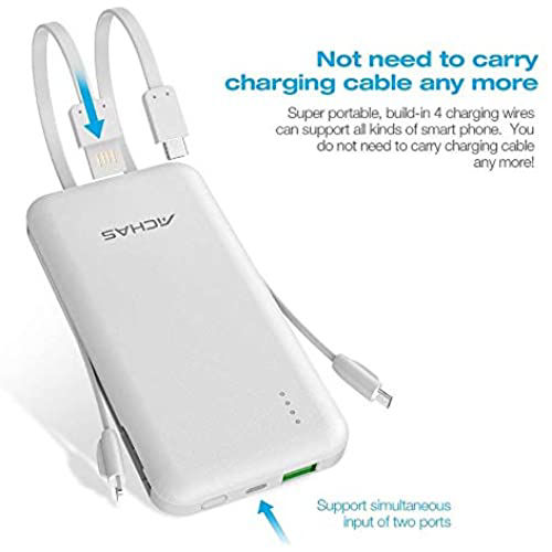 Achas Power Bank Multiple Output 14000mAH | Jomla.ae