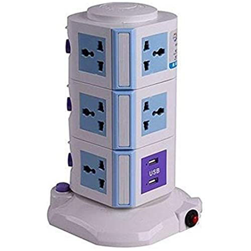 Generic Multi Function Plug Extension Vertical Power Socket | Jomla.ae
