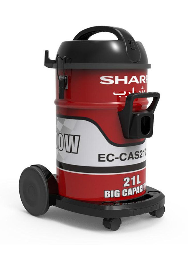 Order SHARP Drum Vacuum Cleaner 21 l 2100 W EC CAS2121 Z Red Now ...