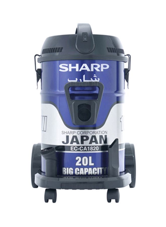 Order SHARP Vacuum Cleaner 20 l 1800 W EC CA1820 Blue Now! | Jomla.ae
