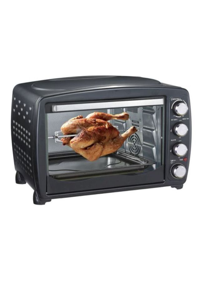 Order NOBEL Electric Oven Black 60 Litre Convection Fan Twin Heating ...