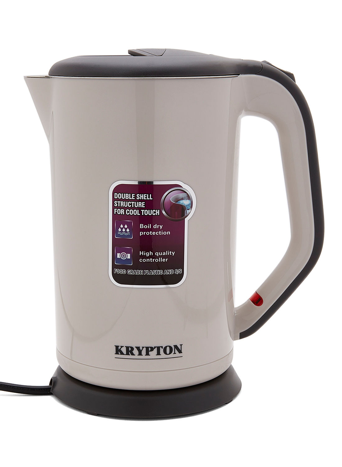 Krypton Stainless Steel Double Layer Kettle 1.7 l 1800 W KNK6105 ...