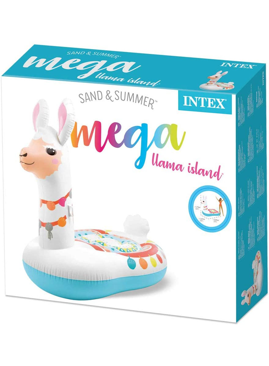 INTEX Mega Llama Island Inflatable Pool Float 79x58x68inch | Jomla.ae