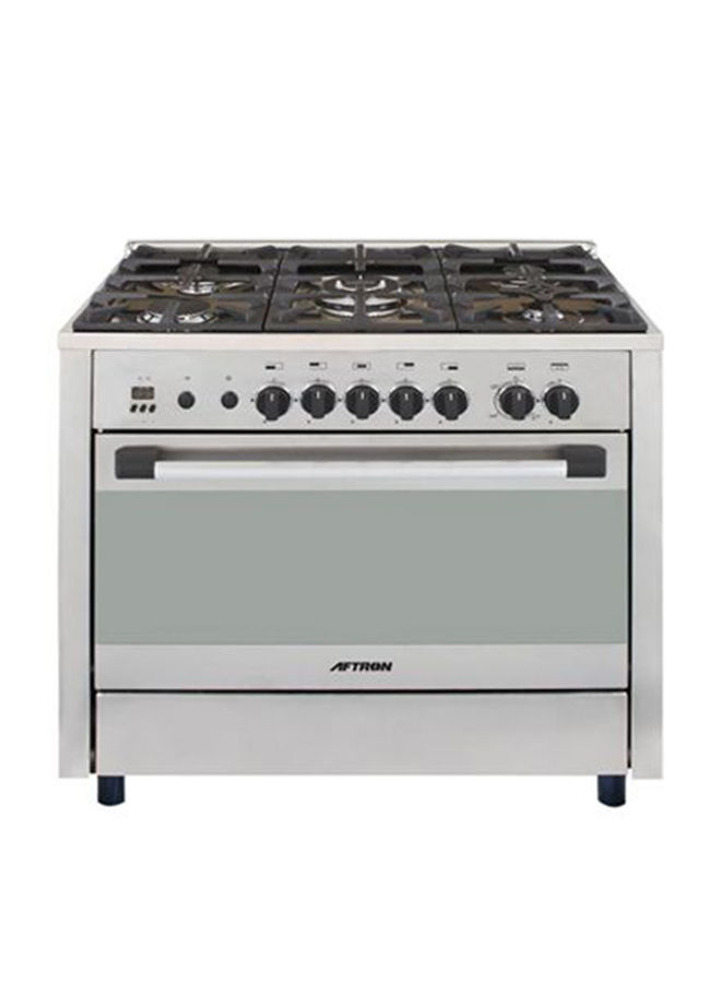 Order AFTRON 6 Burners Gas Cooker AFGR9060FESD Silver Now! | Jomla.ae