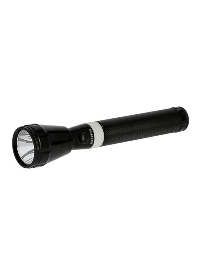 Order Krypton Rechargeable LED Flashlight Black/White Now! | Jomla.ae