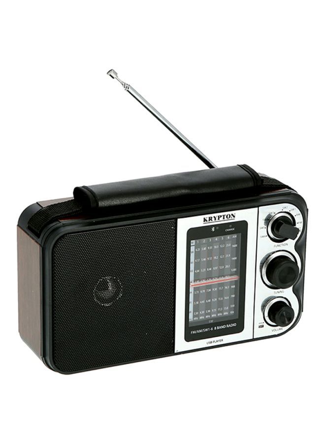 Order Krypton Portable FM Radio KNR5096 Silver/Black Now! | Jomla.ae