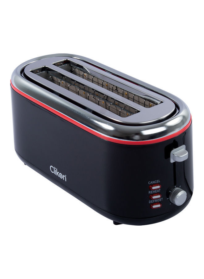 Order ClikOn 4 Slice Bread Toaster CK2432 Black Now! | Jomla.ae