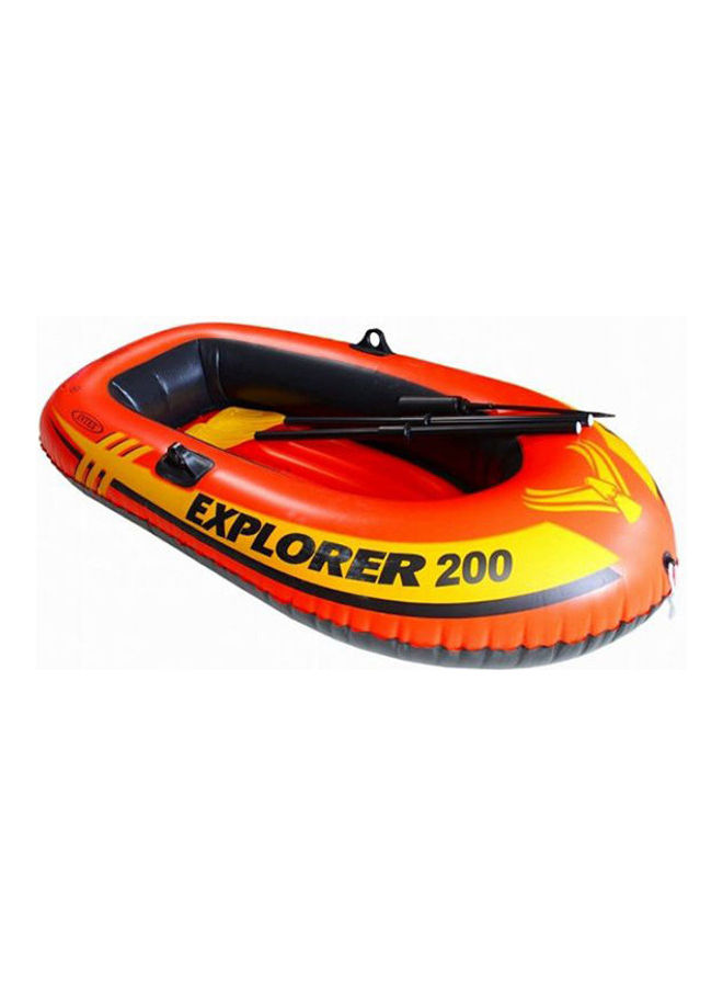 INTEX Explorer 200 Boat Set 185x94x41cm | Jomla.ae