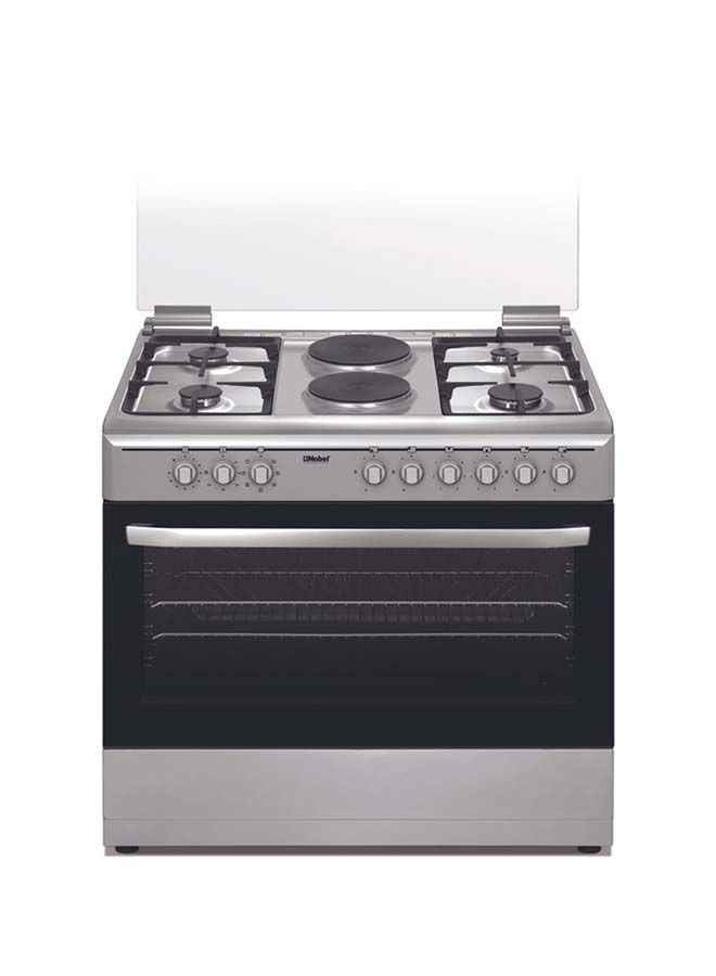 Order NOBEL Gas & Electric Cooker 90X60 4 Gas Burner 2 Hot Plate ...