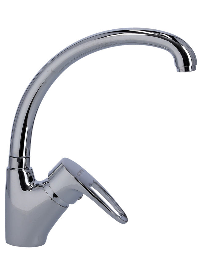 Krypton Single Lever Swivel Kitchen Tap Silver | Jomla.ae