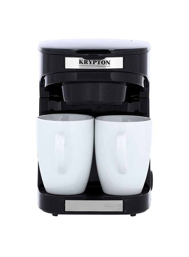 Krypton Double serve drip Coffee Maker 0.25 l 450 W KNCM6271 Black ...