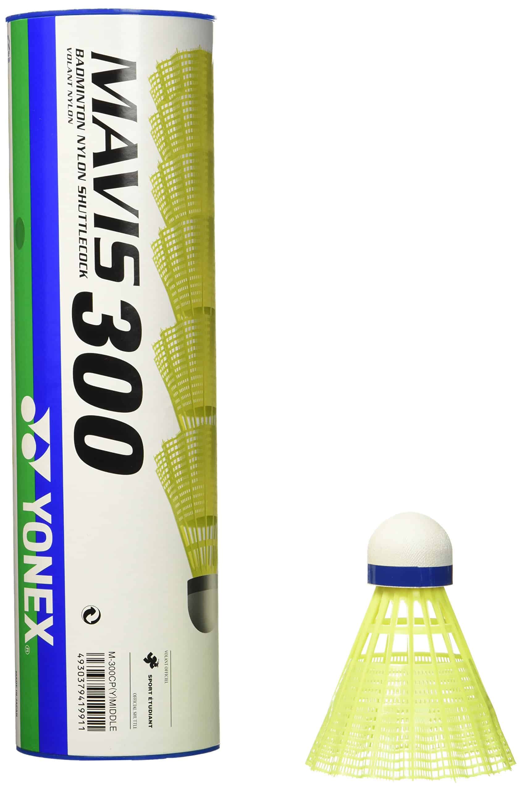 Yonex Mavis 300 (1x6) Yellow Middle Shuttlecock | Jomla.ae