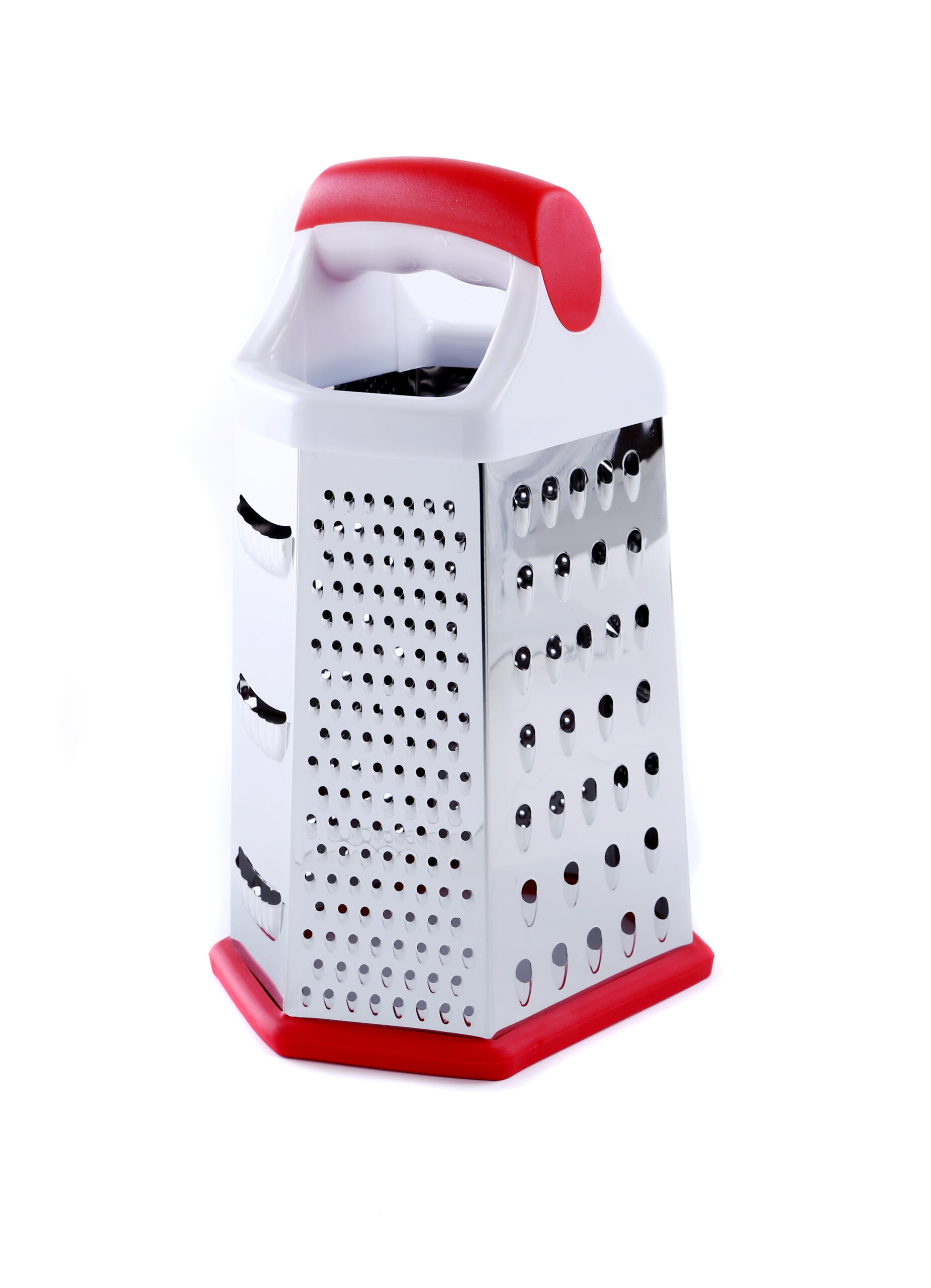Royalford Stainless Steel Grater - 6 Slided Hand Held Grater/Slicer ...
