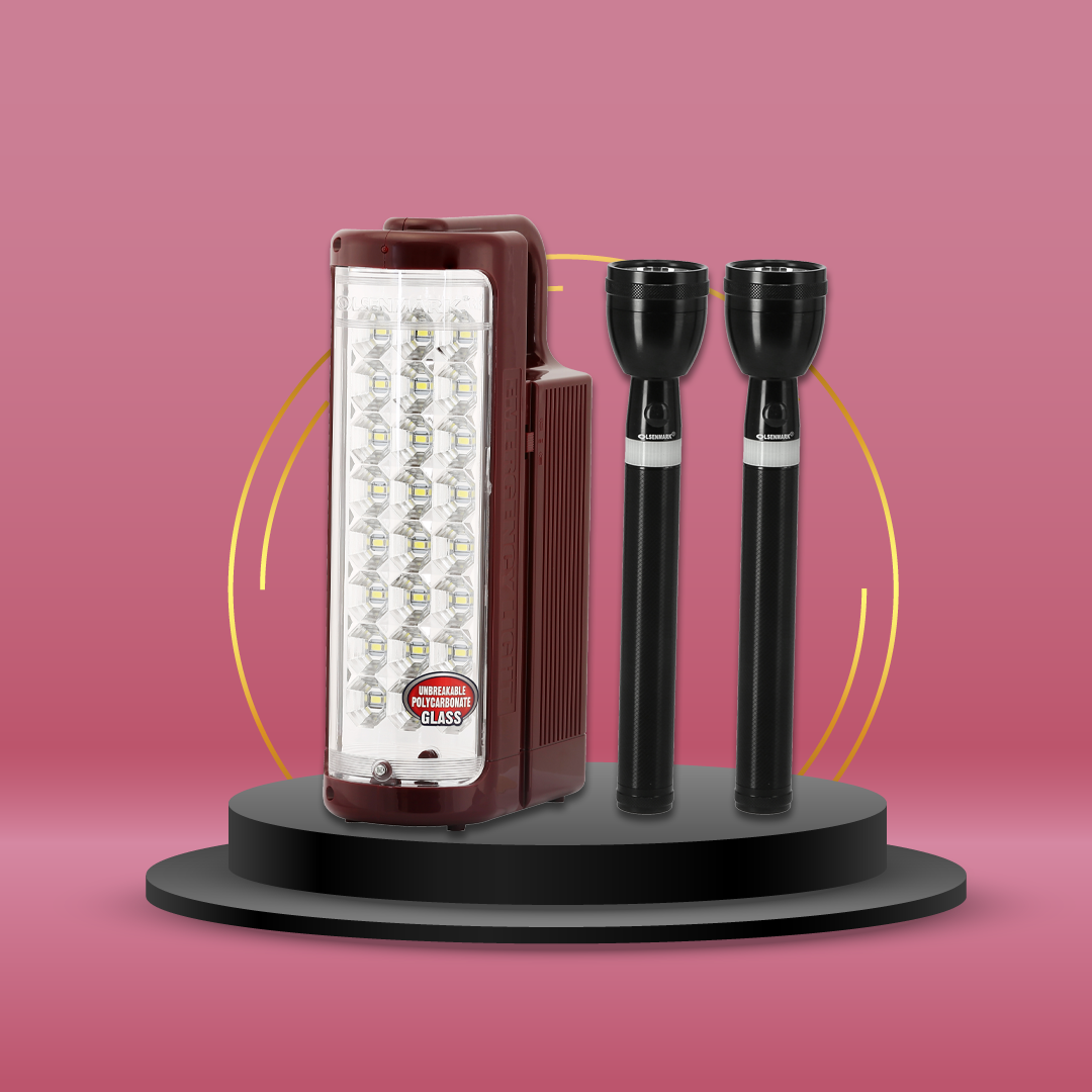 Order Olsenmark 2 Pcs OMFL2503 Rechargeable LED Flashlight and OME2585 ...