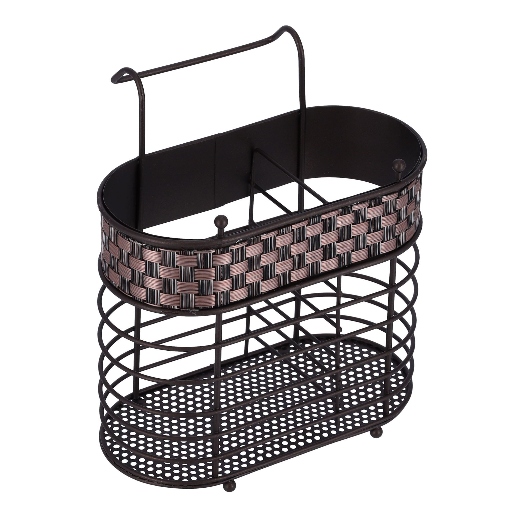 Order Delcasa Oval Shape Cutlery Rack- Portable Utensil & Spoon Holder ...