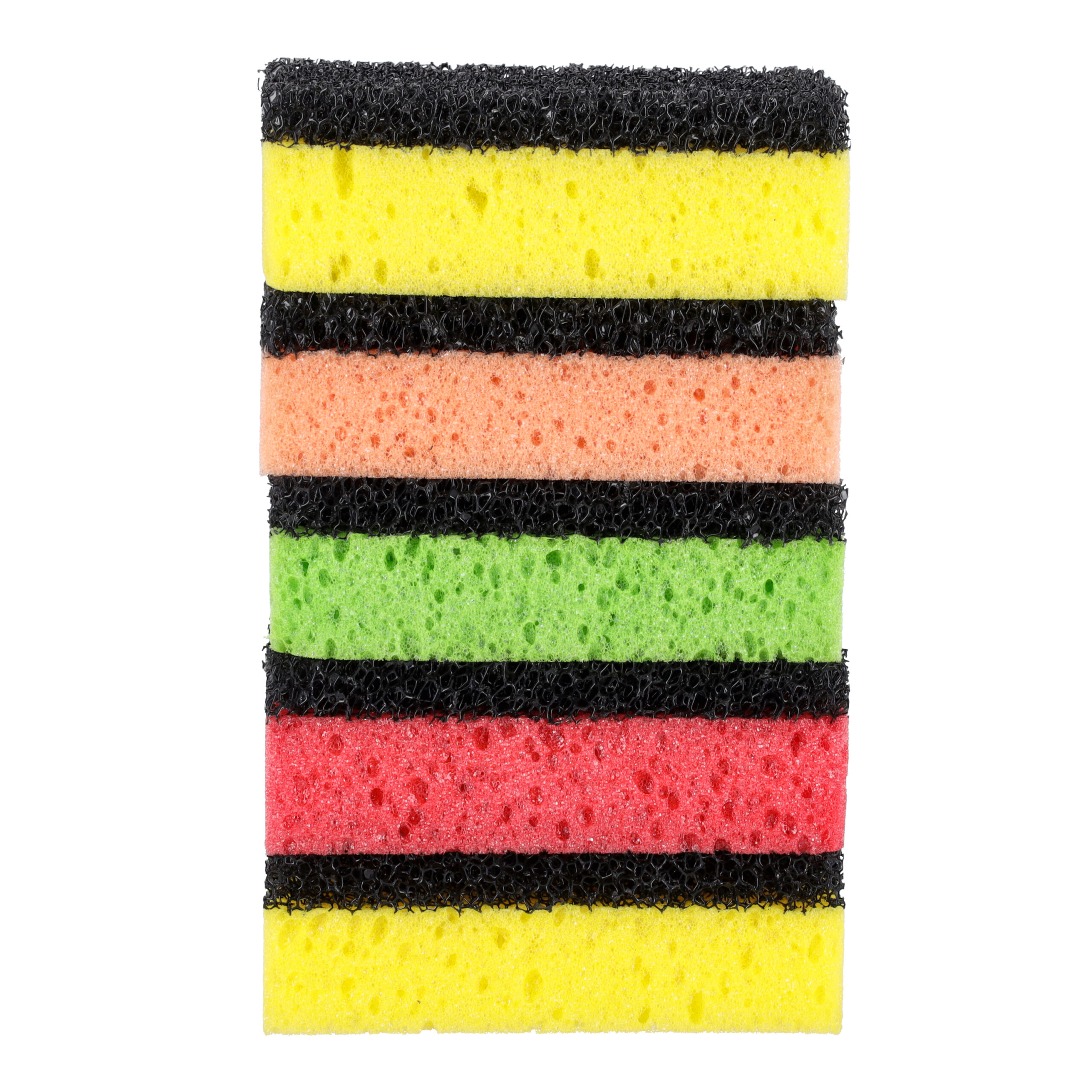 Delcasa 5 Pcs Sponge Scrubber, DC2012 | Non Scratch Cleaning Scrub ...