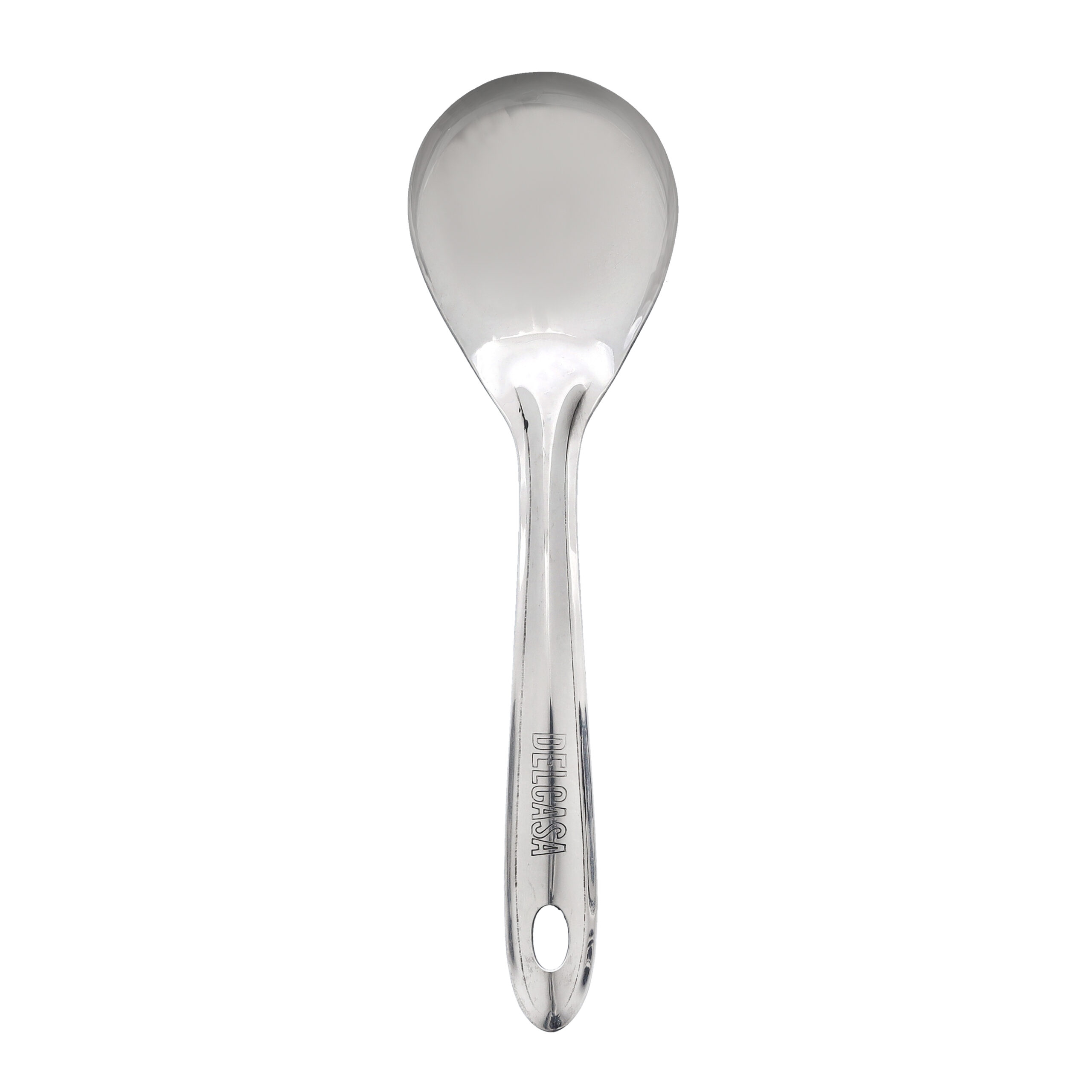 Delcasa Stainless Steel Oval Spoon Medium, DC2258 | Dishwasher Safe ...