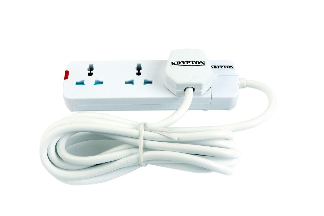 اطلب وصلة كهربائية من 3 مخارج Krypton 3 Way Extension Board Plug | Jomla.ae