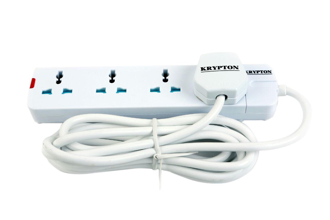 Order Krypton Extension Socket, 4 Way - 3M - Power Extension Socket ...