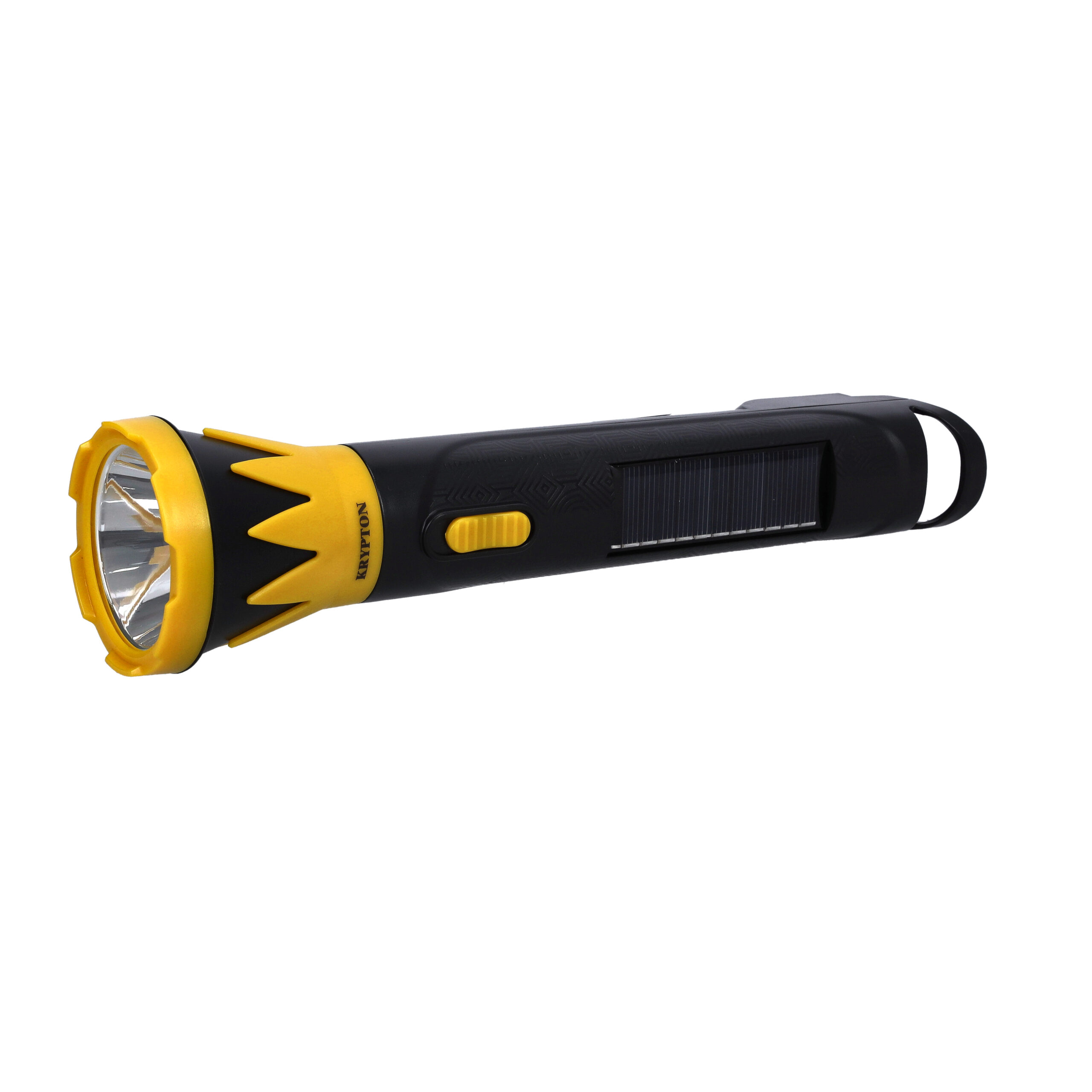 Krypton Rechargeable LED Torch With Solar Panel | 3W LED | Jomla.ae