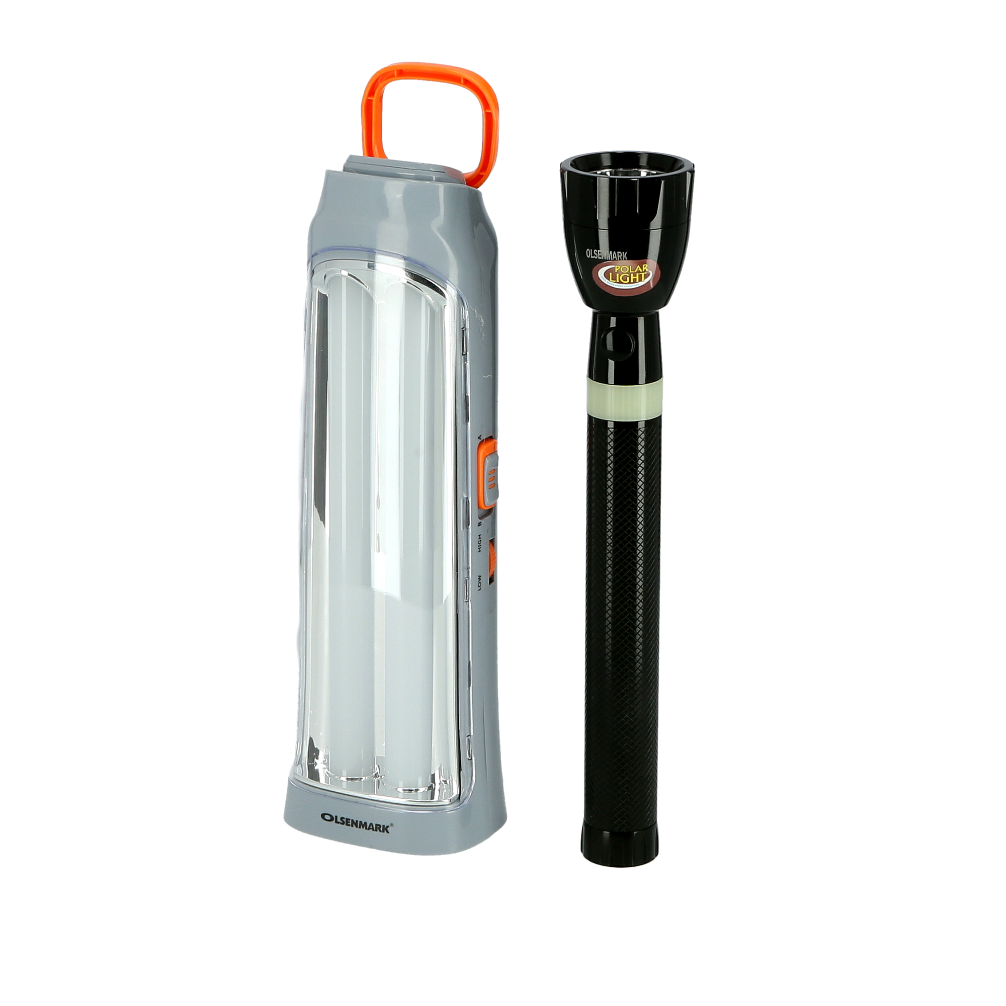 Olsenmark Rechargeable Led Emergency & Flashlight, 2 In 1 - Lantern ...
