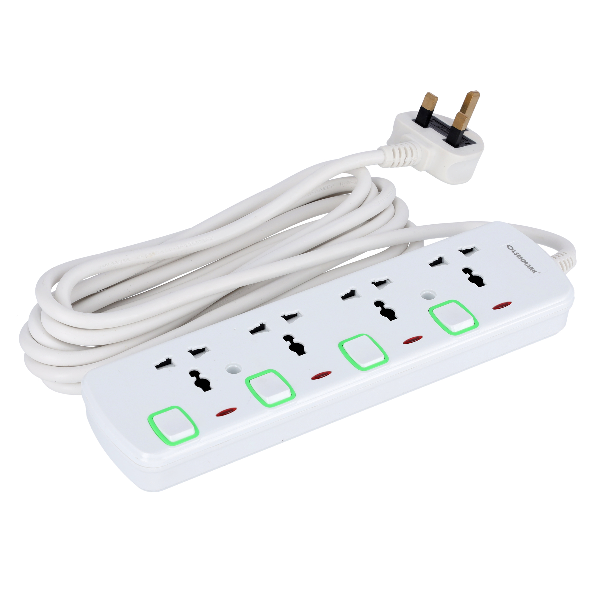 Order Olsenmark Extension Socket, 4 Way - 4M - Power Extension Socket ...