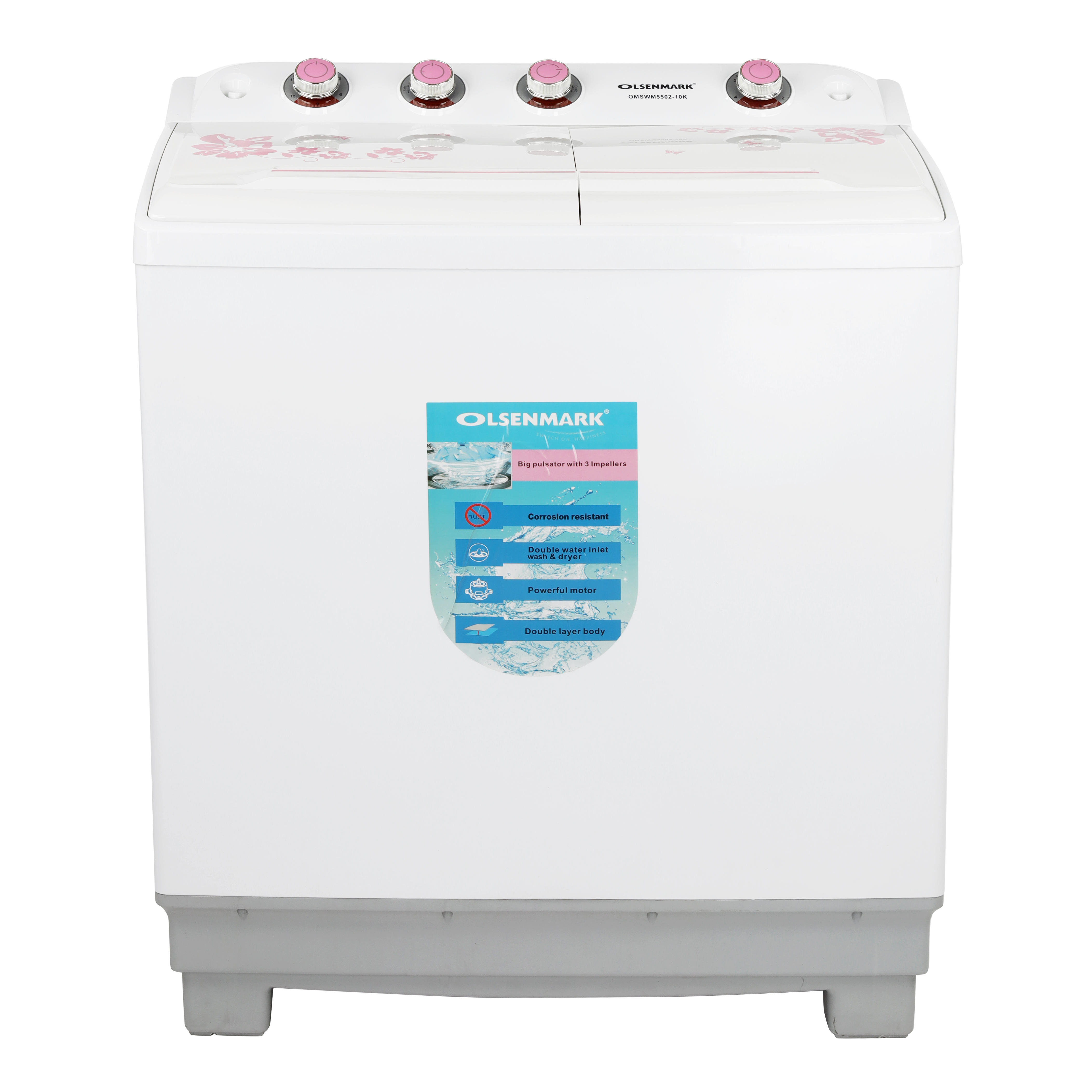 Order Olsenmark Twin Tub Semi Automatic Washing Machine - Double Water ...