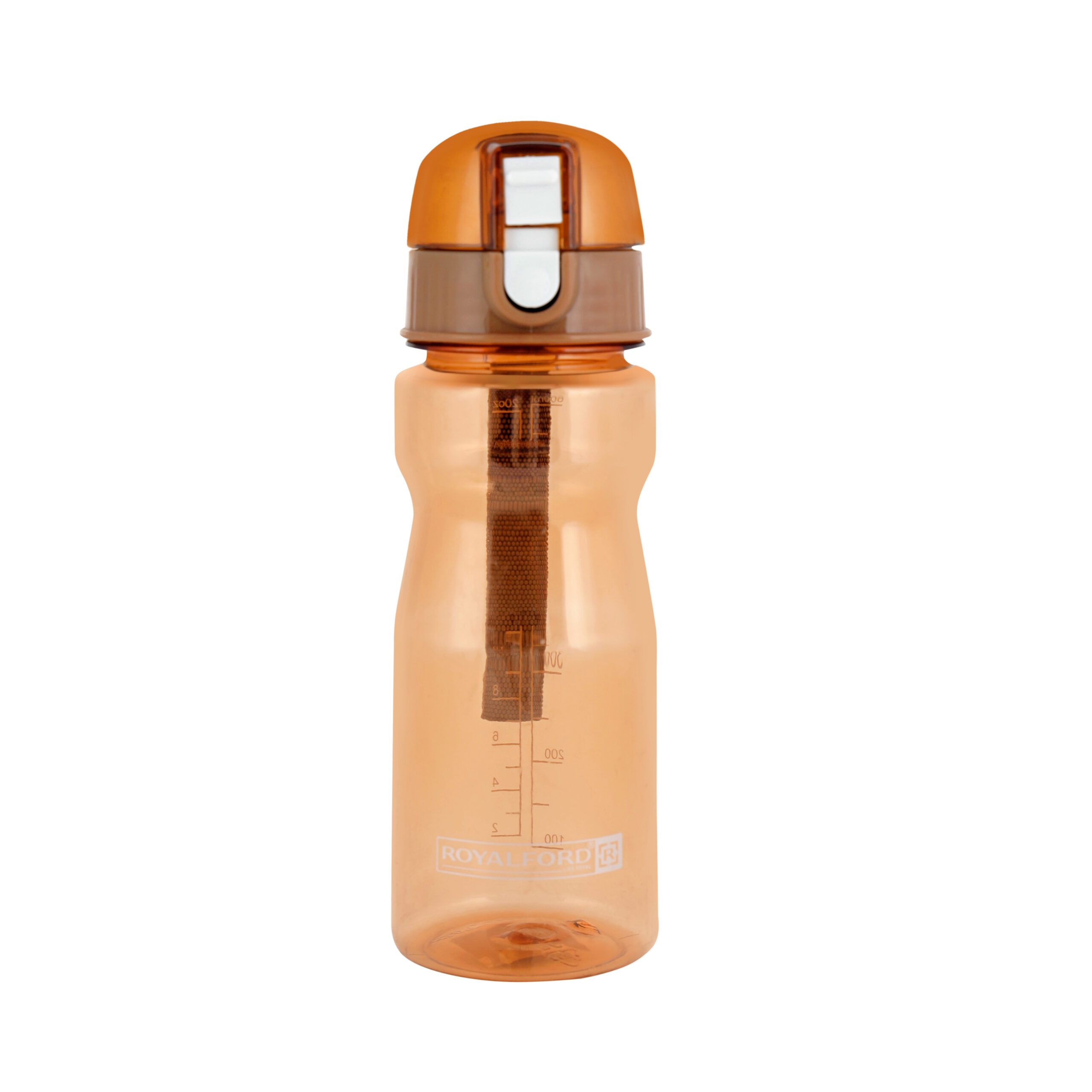 Royalford 550Ml Water Bottle - Reusable Water Bottle Wide Mouth With Hanging Clip | Jomla.ae