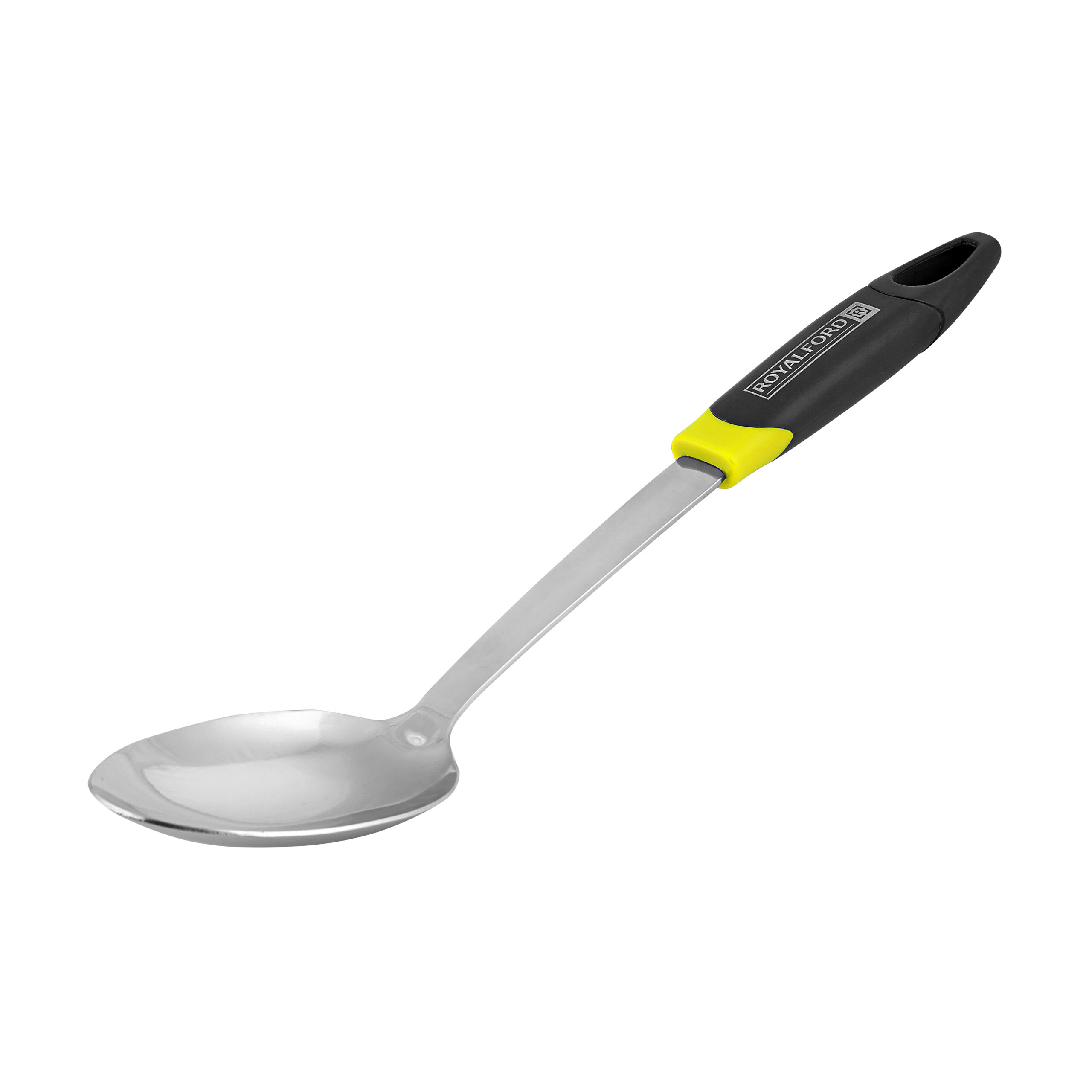 Royalford Stainless Steel Serving Spoon With Abs Handle - Comfortable ...
