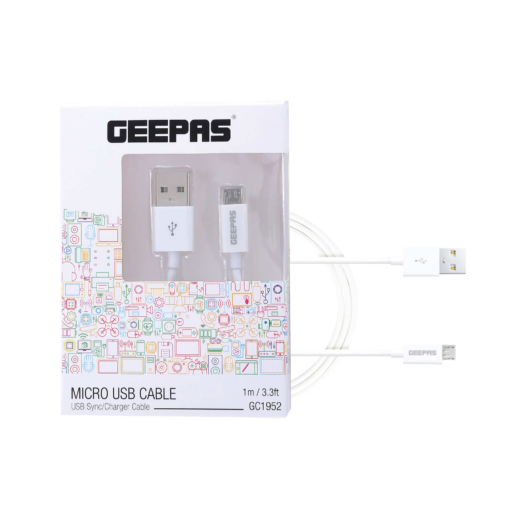 Order Geepas Micro Usb Cable Now! | Jomla.ae