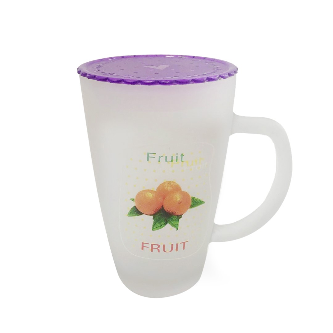Order Delcasa 11 Oz Fruit Design Frosty Mug With Lid - Freezable Beer ...
