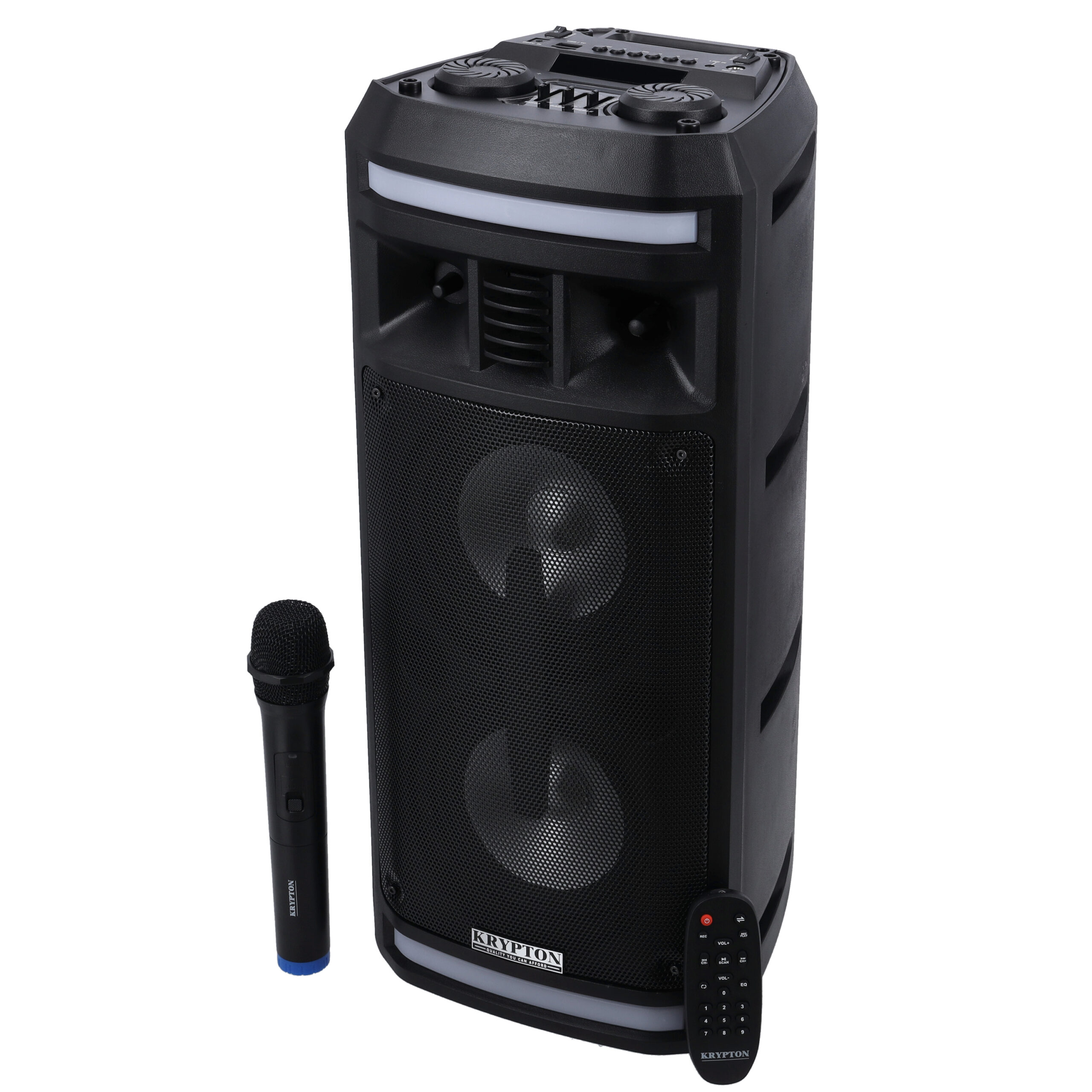 Krypton Rechargeable Professional Speaker, KNMS5196 | FM/USB/TF Card ...