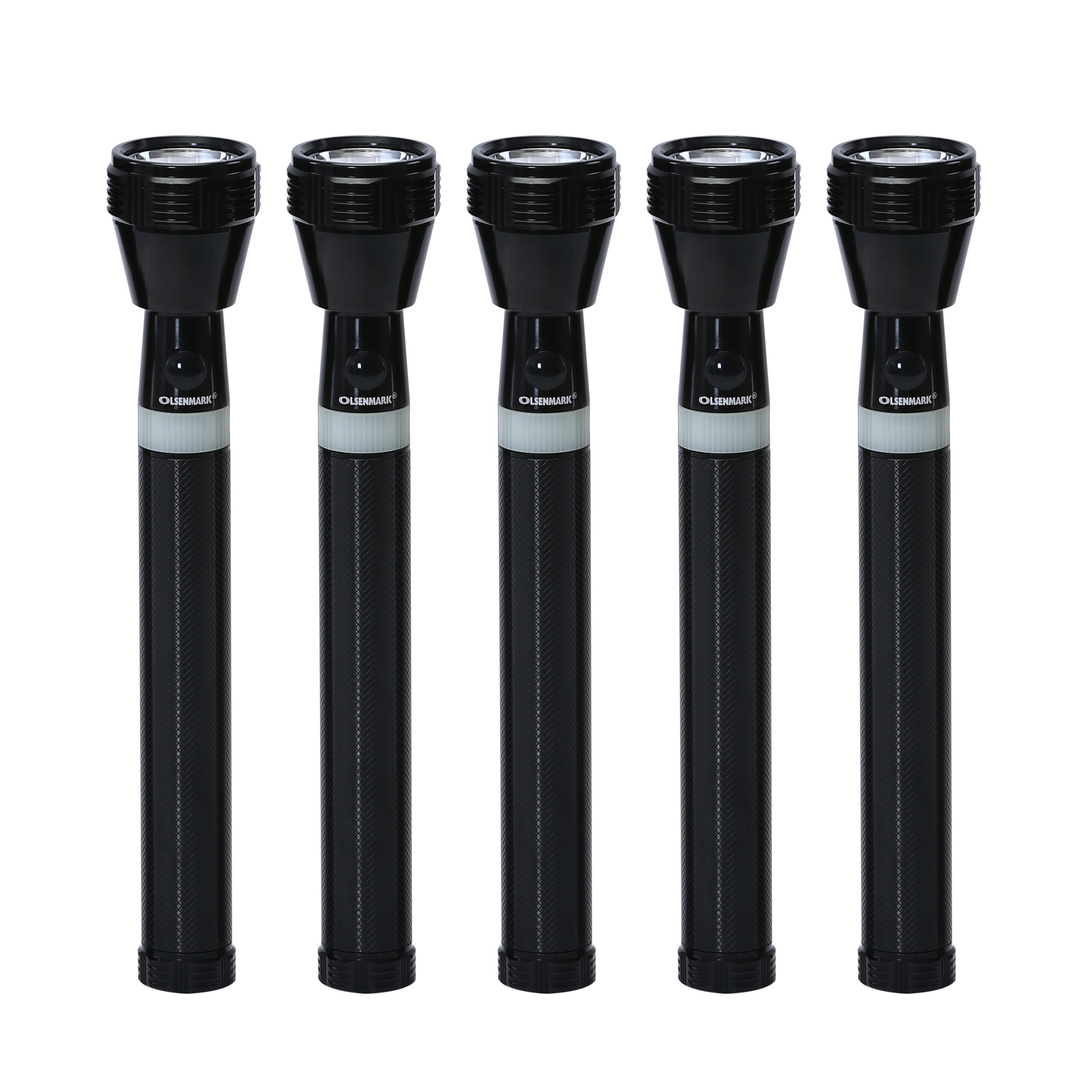 Olsenmark Rechargeable Led Flashlight, 5Pcs- Super Bright Cree-Xpe Led ...