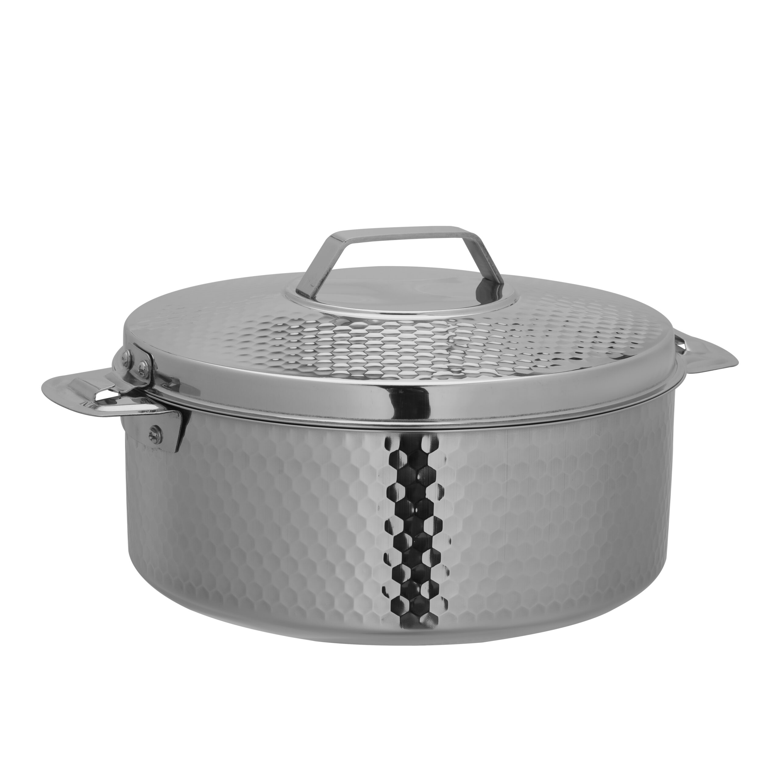 Royalford Reeva Hammered Double Wall Stainless Steel Hot Pot, RF10538 ...