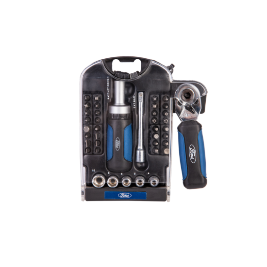 Ford 40pcs Bit Set With Ratchet Screwdriver | Jomla.ae