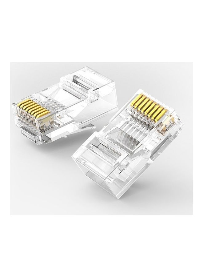 Order UGREEN 10-Piece Cat 6 Unshielded RJ45 Modular Plug Clear Now ...