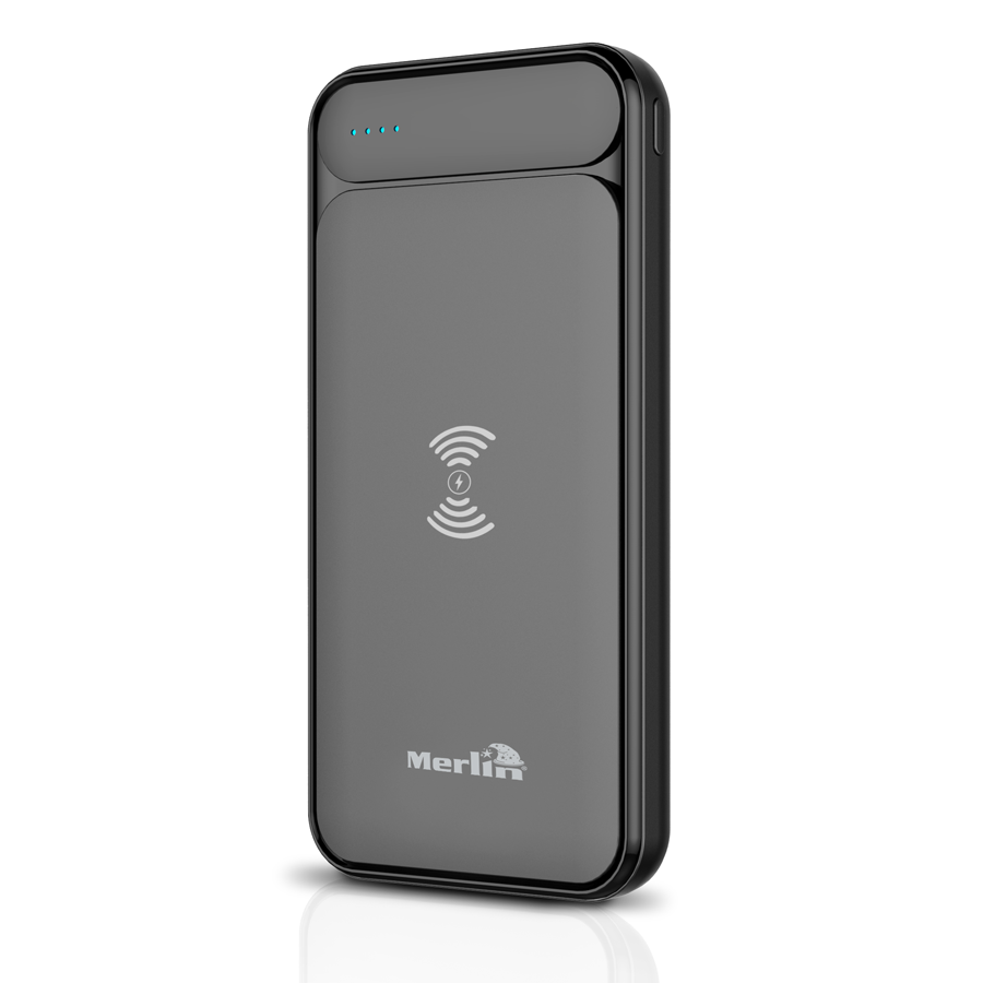 Order Merlin Flash10K-Wireless Power Bank Now! | Jomla.ae