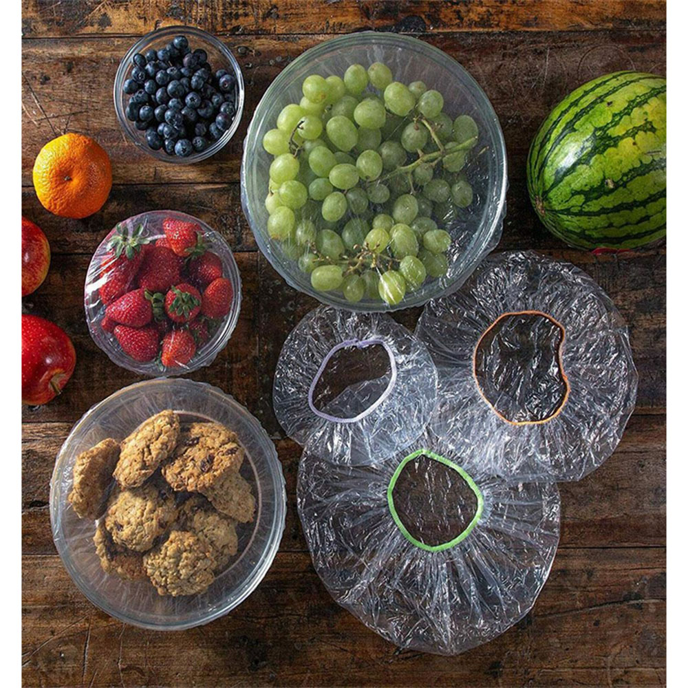 اطلب أكياس حفظ الطعام بلاستيك شفاف قابلة للتمديد O Ozone - 100 Pieces ...