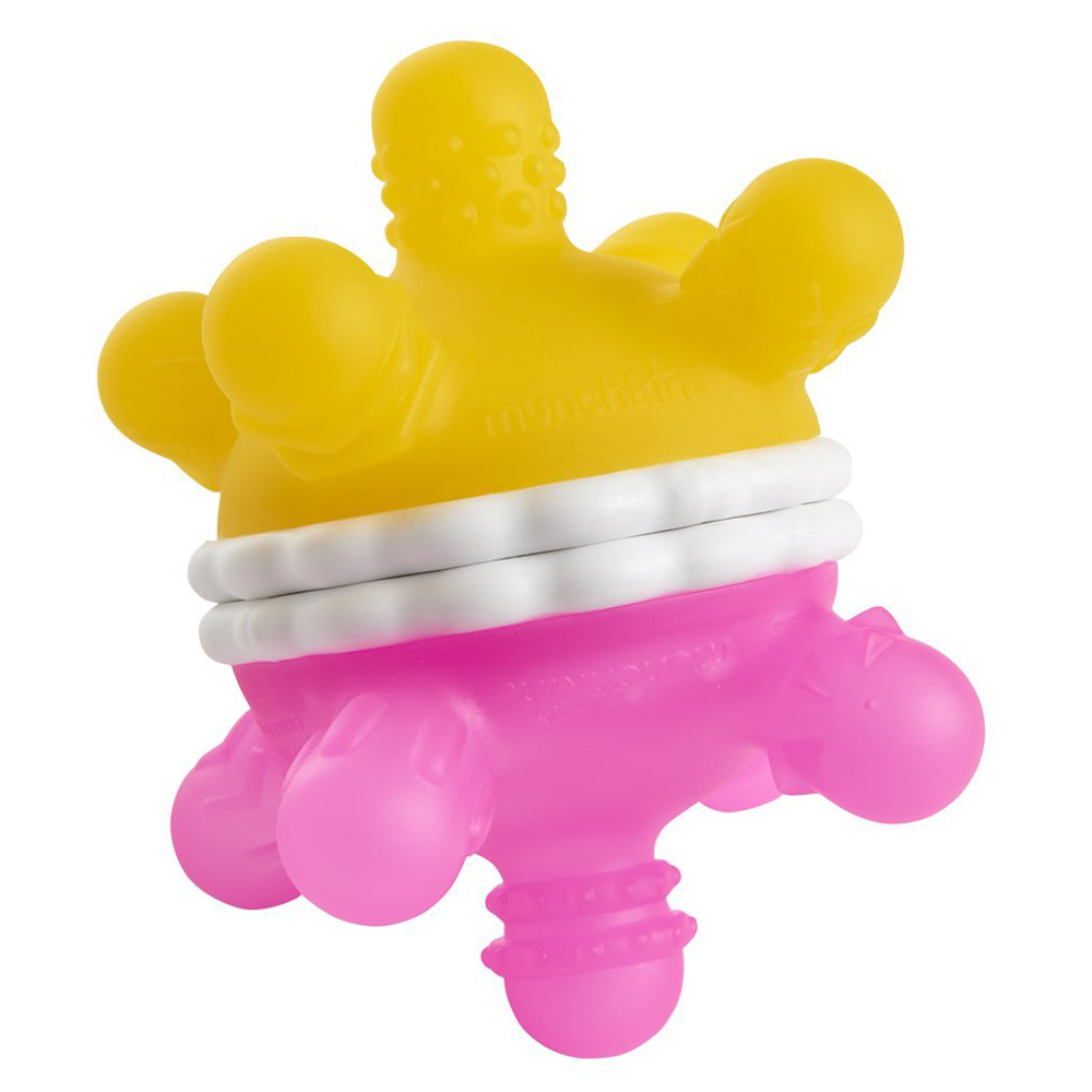 Order Munchkin - Twisty Teether Ball - Pink & Yellow Now! | Jomla.ae