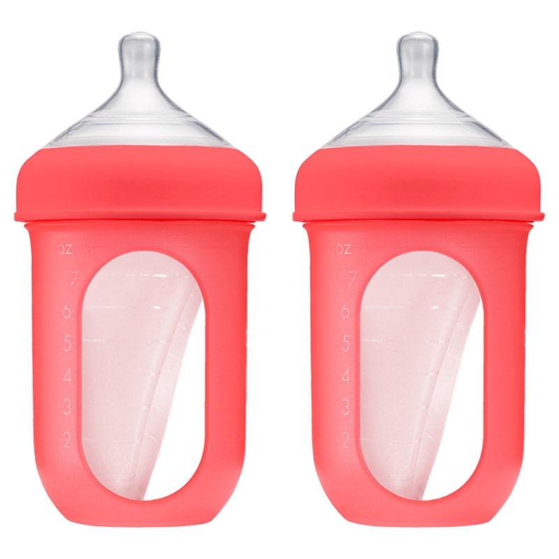 Order Tomy Boon Boon Nursh Silicone Bottle Coral - 8oz + Boon Nursh ...