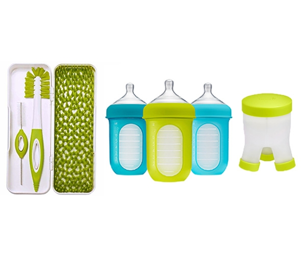Order Tomy Boon Boon - Nursh Baby Bottle Set 8oz - Blue Now! | Jomla.ae
