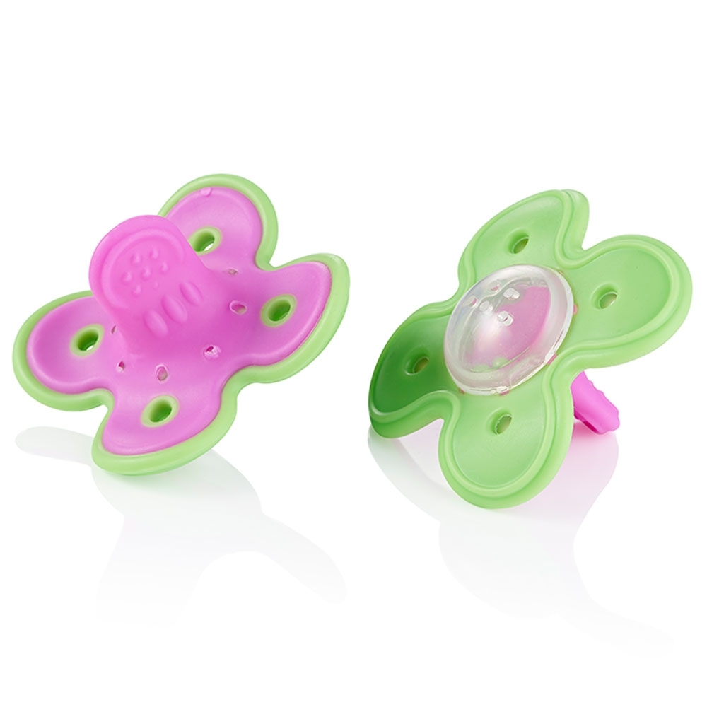 Order Brush Baby - Molar Munch Teether - Green/Pink Now! | Jomla.ae