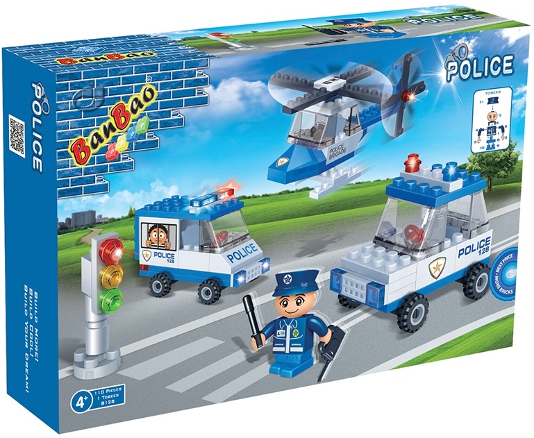 Banbao Police Series - Police Set (110 Pieces) | Jomla.ae