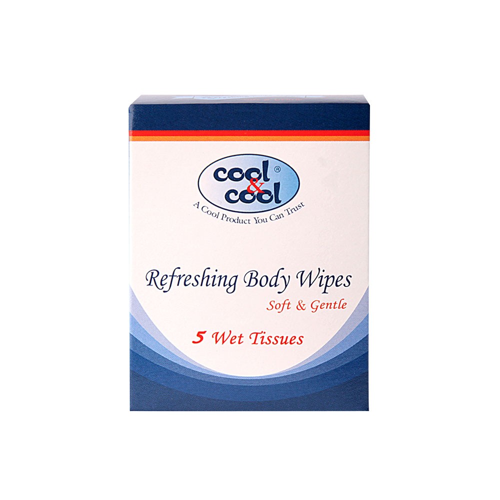 Order Cool & Cool Cool & Cool Refreshing Body Wipes, 5'S Now! | Jomla.ae