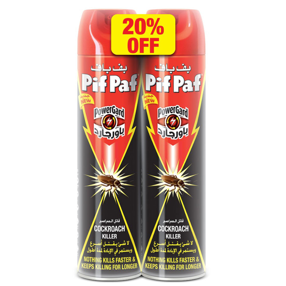 Order Pif Paf - Power Guard Crawling Insect Killer 400ml 20% OFF Now! | Jomla.ae
