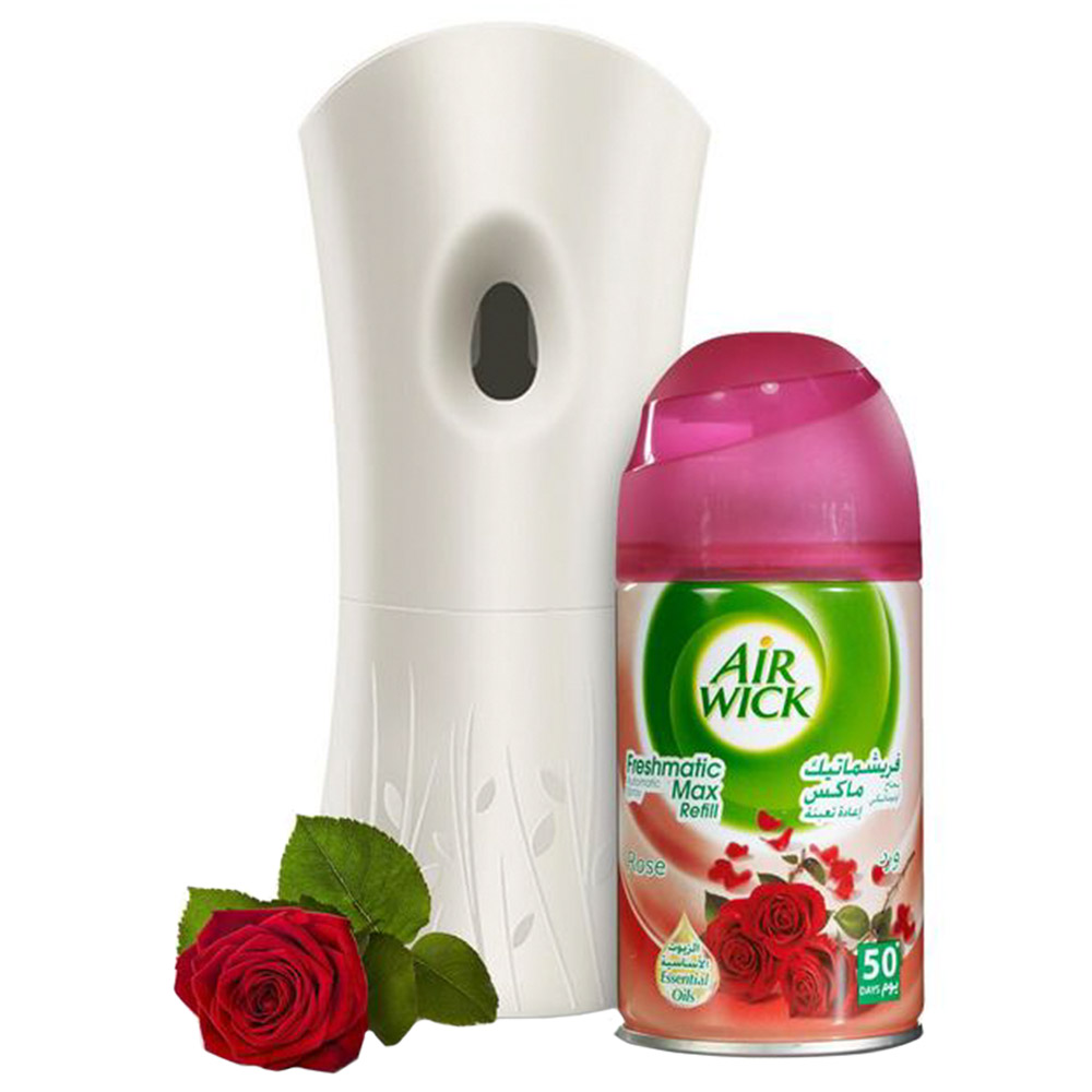 اطلب بخاخ إير ويك معطر جو أوتوماتيك برائحة الورد Air Wick Air Freshener ...