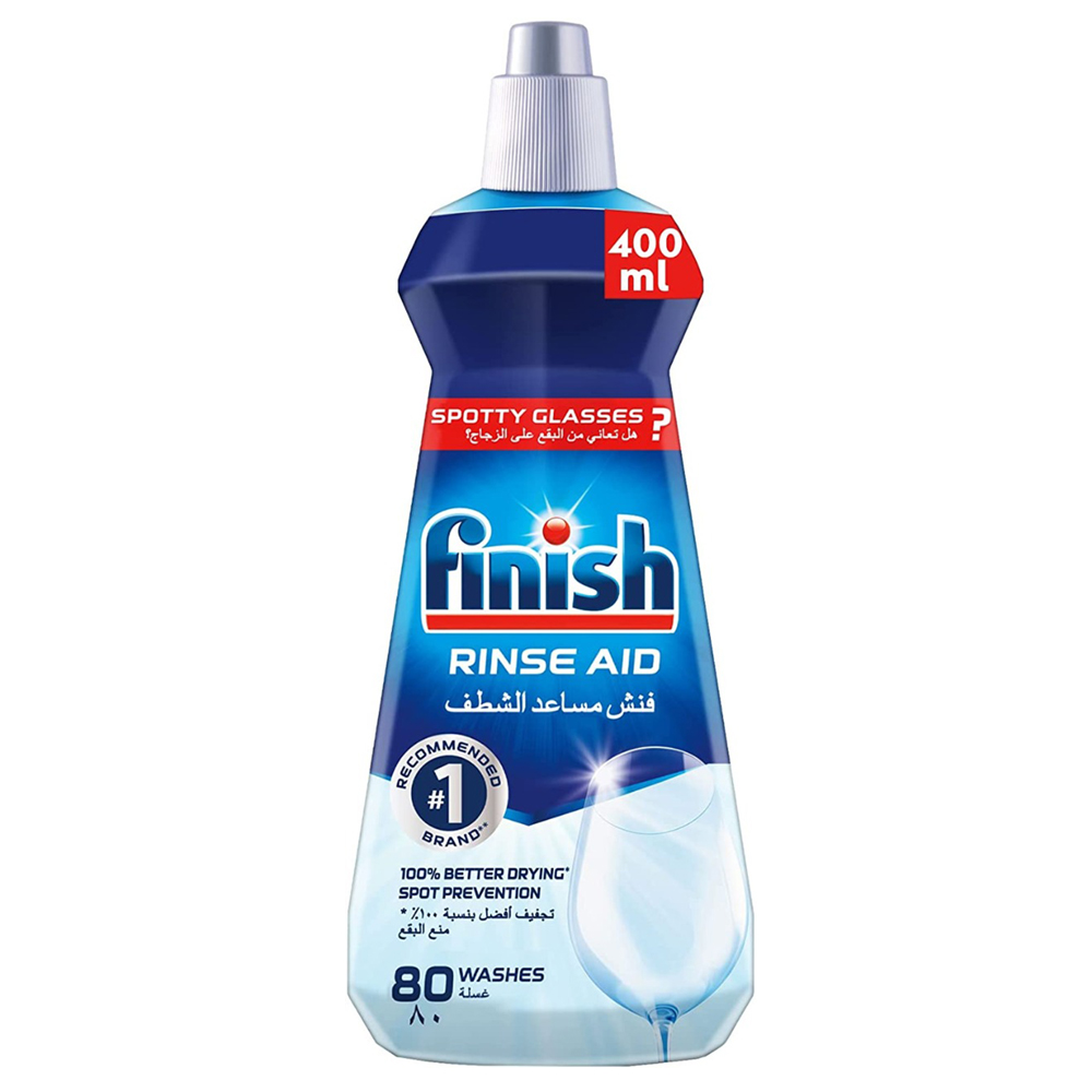 Order Finish - Dishwasher Rinse Aid Liquid Original 400ml Now! | Jomla.ae