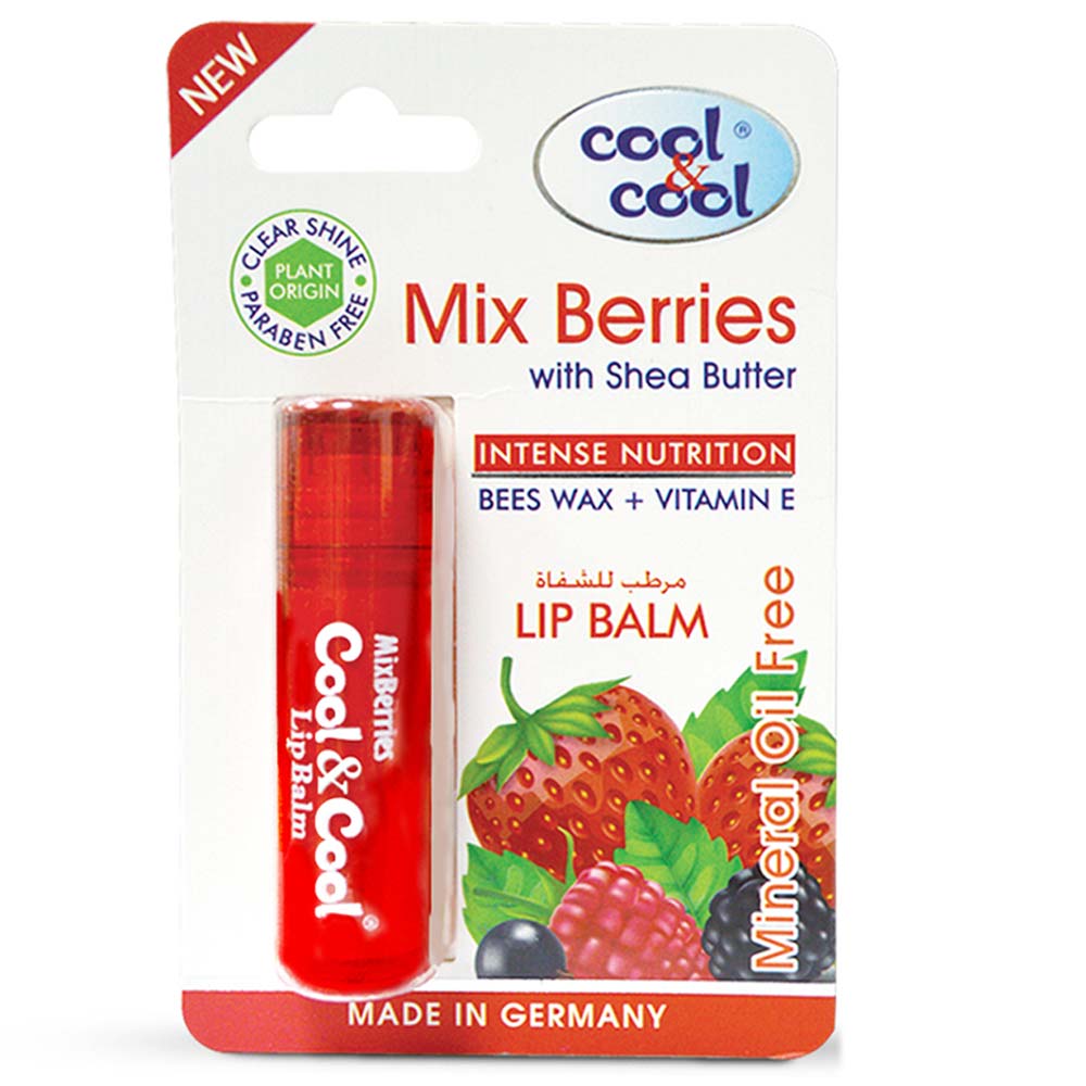 Cool & Cool Cool&Cool Lip Balm, Mix Berries | Jomla.ae