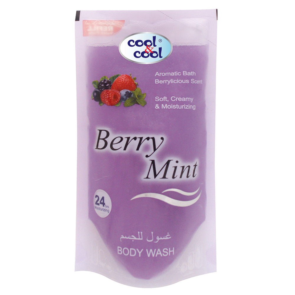 اطلب كيس غسول الجسم توت بالنعناع 250مل كول اند كول Cool & Cool Body ...