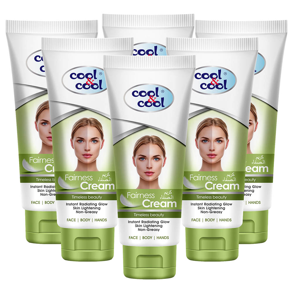 Cool & Cool Cool & Cool - Fairness Cream 50ml Pack of 6 | Jomla.ae